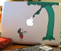 The Giving Tree Mackbook Sticker