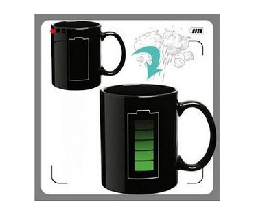 Heat Changing Battery Mug