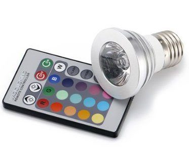Multicolor LED Light Bulb