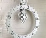 Revolving Wheel Wall Clock