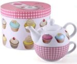 Cupcake Teapot For One Set