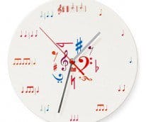 Music Notes Clock
