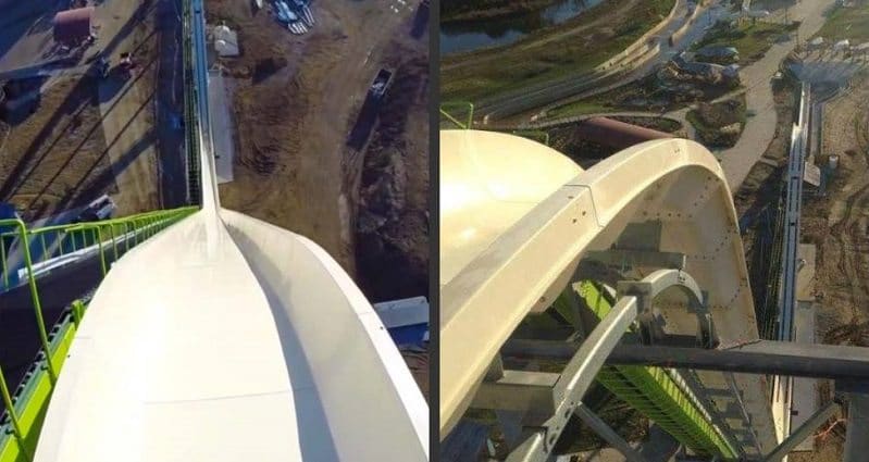 Worlds tallest water slide finally open