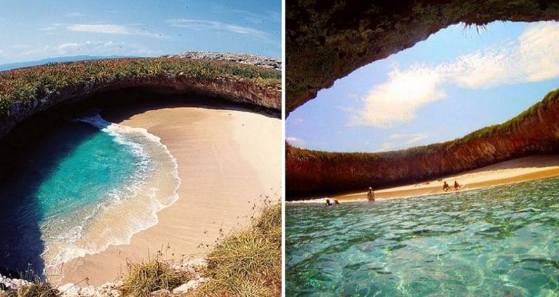 Hidden Beach Marieta Mexico