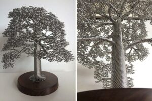 Artist Clive Maddison Creates Beautiful Masterpieces Using Only Wire