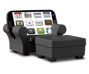 Speaker and Charger Phone Chair