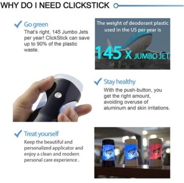 ClickStick Is The World's First Smart Deodorant