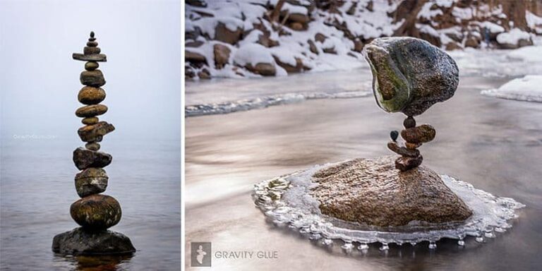 Artist Creates Gravity Defying Art That Requires Immense Focus