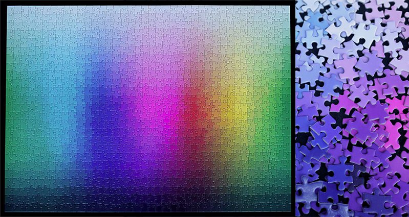 Colorful Puzzle With No Pictures Will Send You Loopy