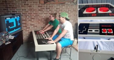 Miller Woodshop Have Created A Fully Functioning NES Coffee Table Controller