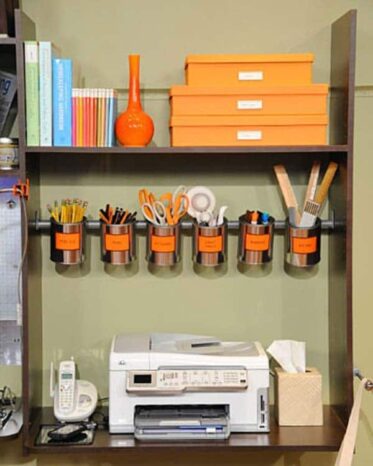 15 Awesome DIY Ways to Organize Your Office - Part 1