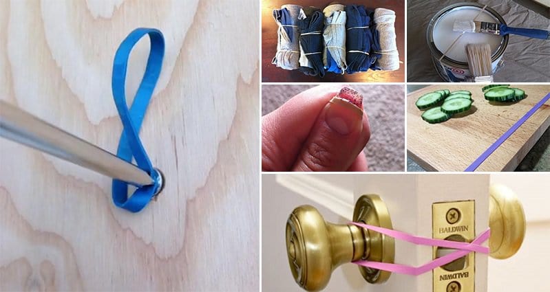15 Awesome Rubber Band Hacks You Wish You Knew