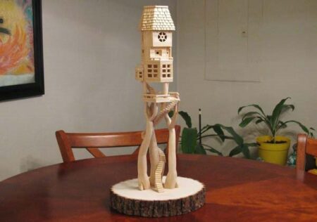 One Man Is Building A Toothpick City And It's Insane