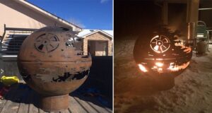 The Force Is Strong With These Star Wars Inspired Death Star Fire Pits