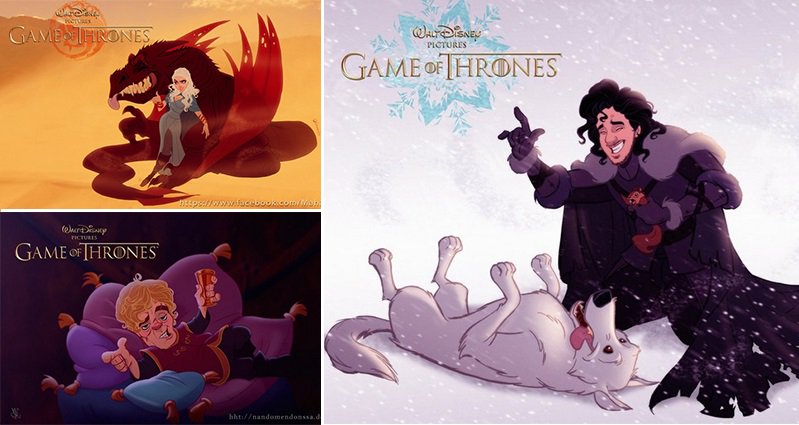 You Have to See What Happens When Game of Thrones Meets Disney