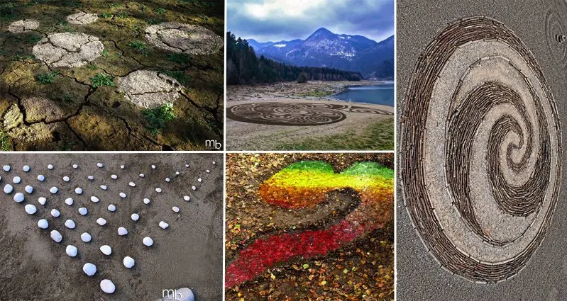 These Awesome Land Art Installations Slowly Dissolve Back into the Earth