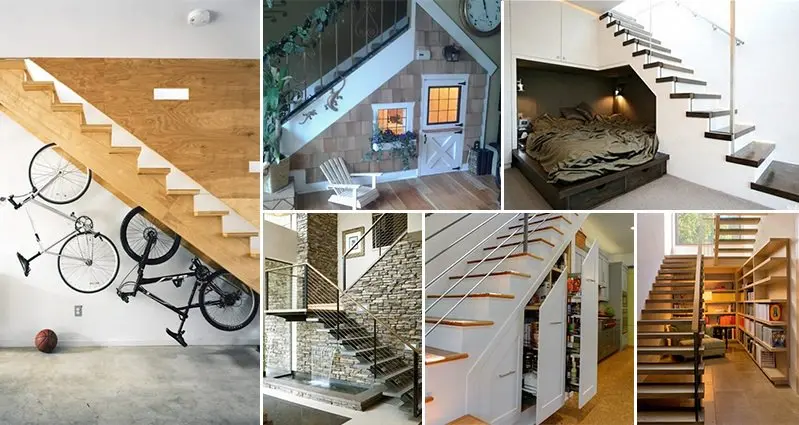 16 Awesome And Creative Ways To Use The Space Under Your Stairs