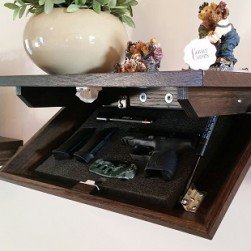 Hidden Gun Cabinet Wall Shelf