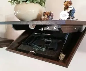 Hidden Gun Cabinet Wall Shelf