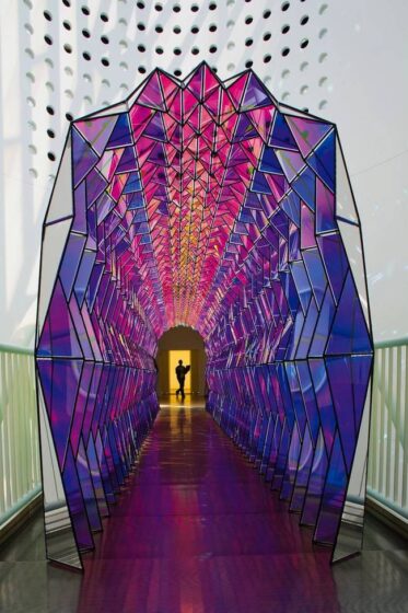 This Colorful Glass Tunnel Looks Out Of This World... Literally!