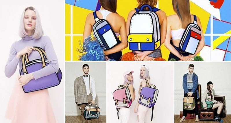 These Awesome 2D Cartoon Bags Will Mess With Your Mind