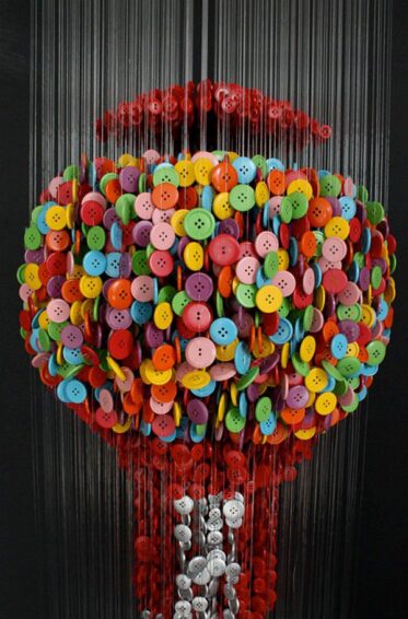 Augusto Esquivel Creates Beautiful Art Using Buttons