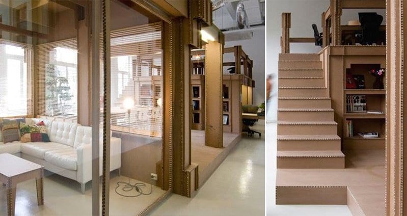 This Amsterdam Office Is Made Entirely From Cardboard
