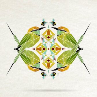 This Artist Creates Awesome Tangram-Inspired Geometric Animal Illustrations