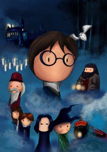 These Classic Movie Posters Have A Cute Cartoon Twist To Them