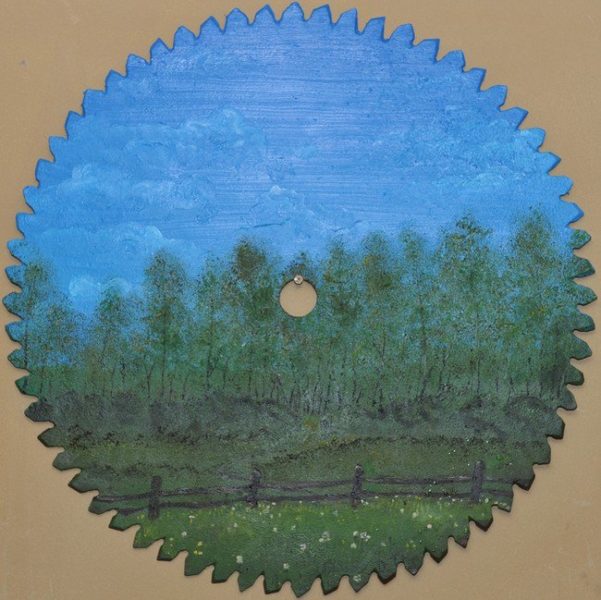 Artist Daniel Thomson Paints Stunning Landscapes On Saw Blades