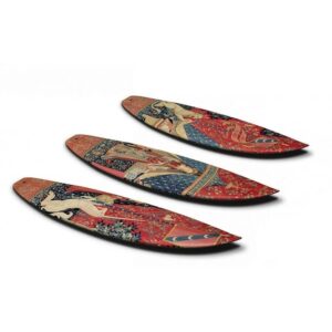 These Surfboards Provide A Fresh Take On Ancient Tapestries