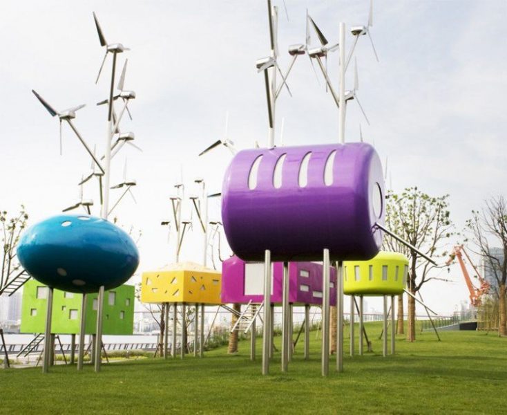 These Colorful Pavilions Are Brightening Up Shanghai