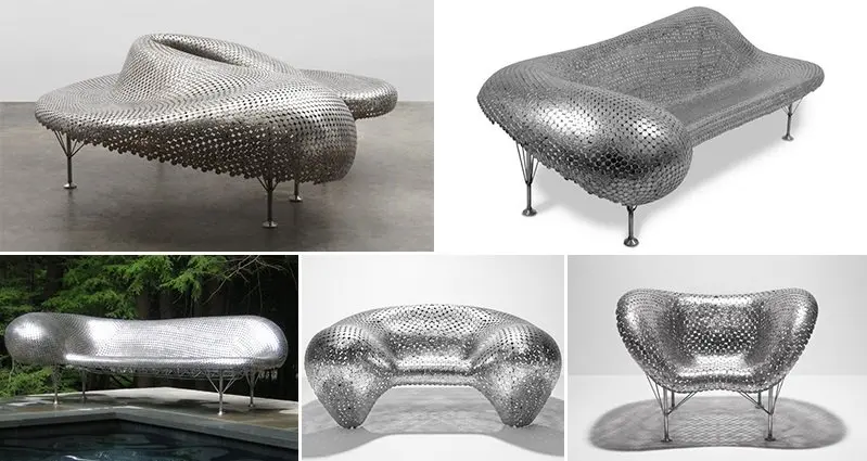 Artist Johnny Swing Created A Piece Of Furniture Using Coins And It ...