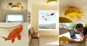'Paperwolf' Have Created Awesome Paper Koi Fish That Appear To Dive In ...