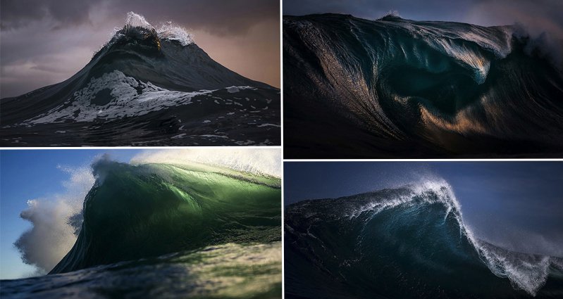 Photographer Ray Collins 'Freezes' Waves To Make Them Look Like Mountains