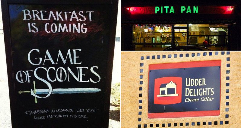 13 Restaurants With 'Punny' Names