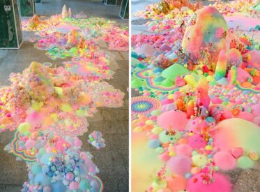 Australian Artist Tanya Schultz Creates Candied Wonderlands As Floor ...