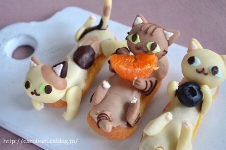 These Cat-Shaped Sweets Look Deliciously Cute