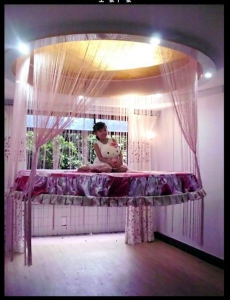 This Family In China Have Created A Floating Bed That Hides Away In The ...