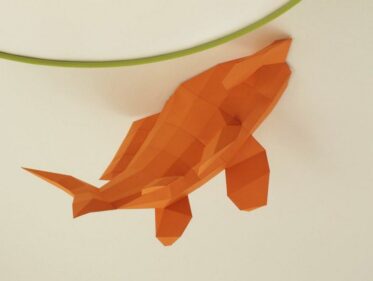 'Paperwolf' Have Created Awesome Paper Koi Fish That Appear To Dive In ...