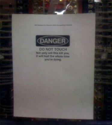 14 Sarcastic Warning Signs That Will Have You Laughing Out Loud - Part 1