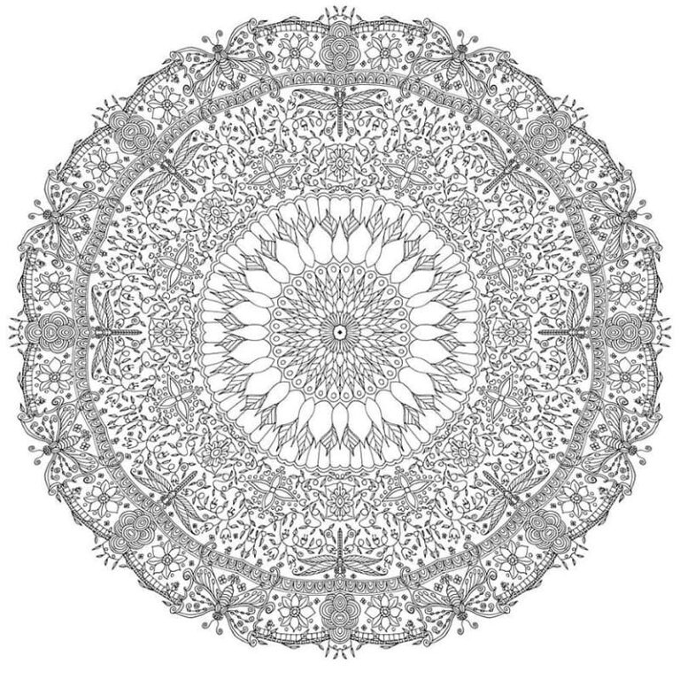 This Artist Creates Awesome Mandala Art Templates And Gives Them Away ...