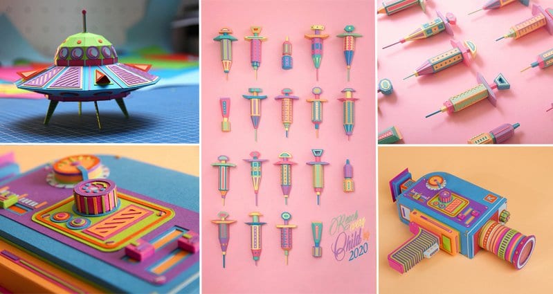 Zim And Zou Have Created These Incredible Handcrafted Objects Using Paper