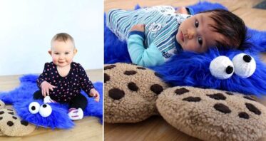 Create Your Own Cookie Monster Rug Complete With Cookie Pillows