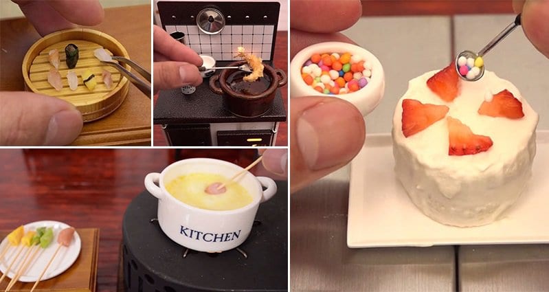These Miniature Foods Prepared In The Tiniest Kitchen Are Adorable