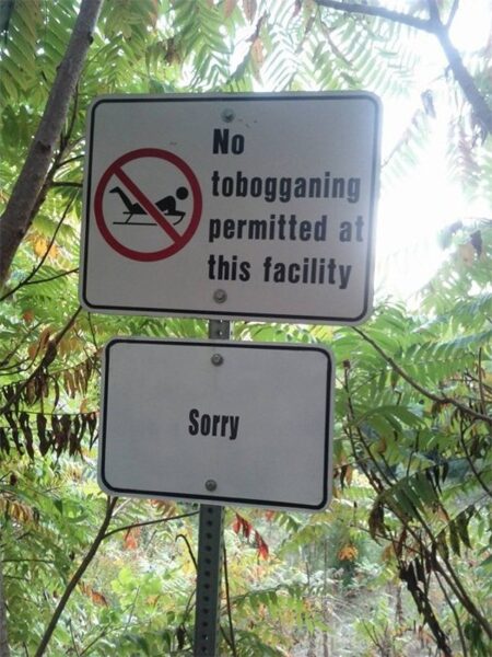 14 Sarcastic Warning Signs That Will Have You Laughing Out Loud - Part 1