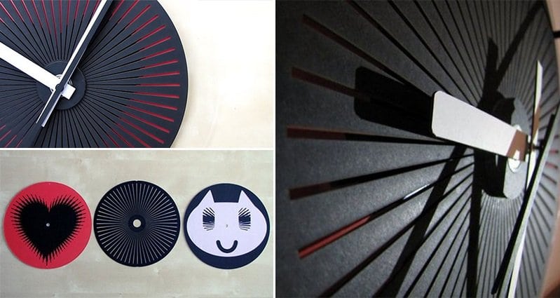 These Awesome Optical Illusion Wall-Clocks Show Changing Images As Time ...