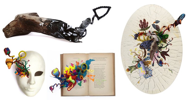 "Origin Of Joy" Artworks By Artists Veerle Ritstier and Rick van den Berg