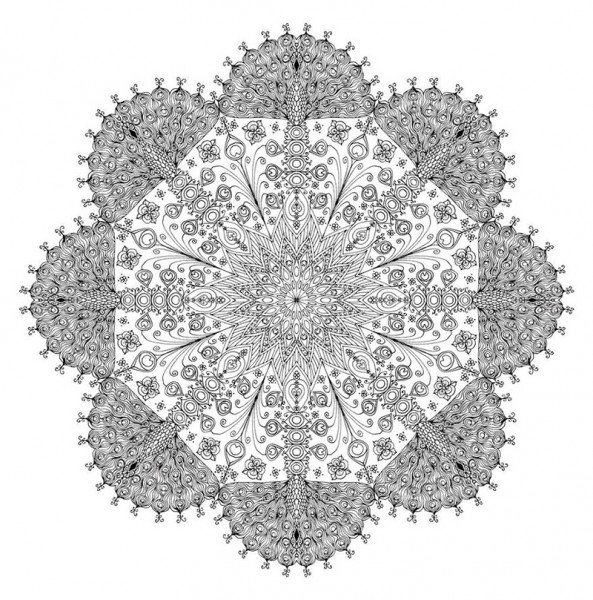 This Artist Creates Awesome Mandala Art Templates And Gives Them Away ...
