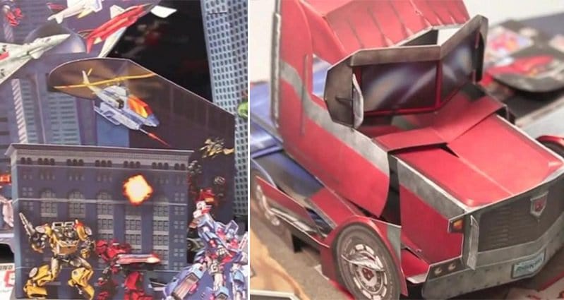 Paper Engineer Matthew Reinhart Created This Awesome 3D Transformers ...